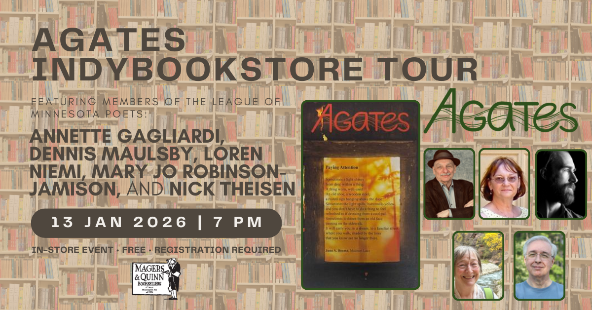Agates IndyBookstore Tour - Magers & Quinn Booksellers